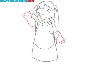 How to Draw Lilo - Easy Drawing Tutorial For Kids