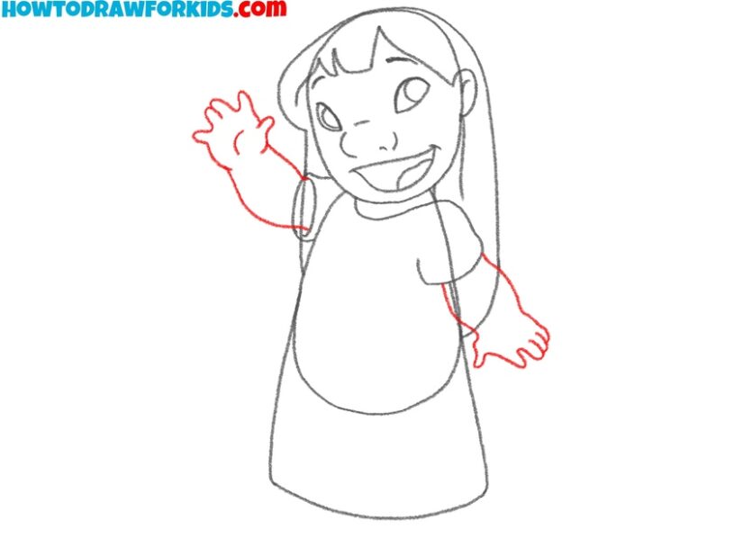 How to Draw Lilo - Easy Drawing Tutorial For Kids