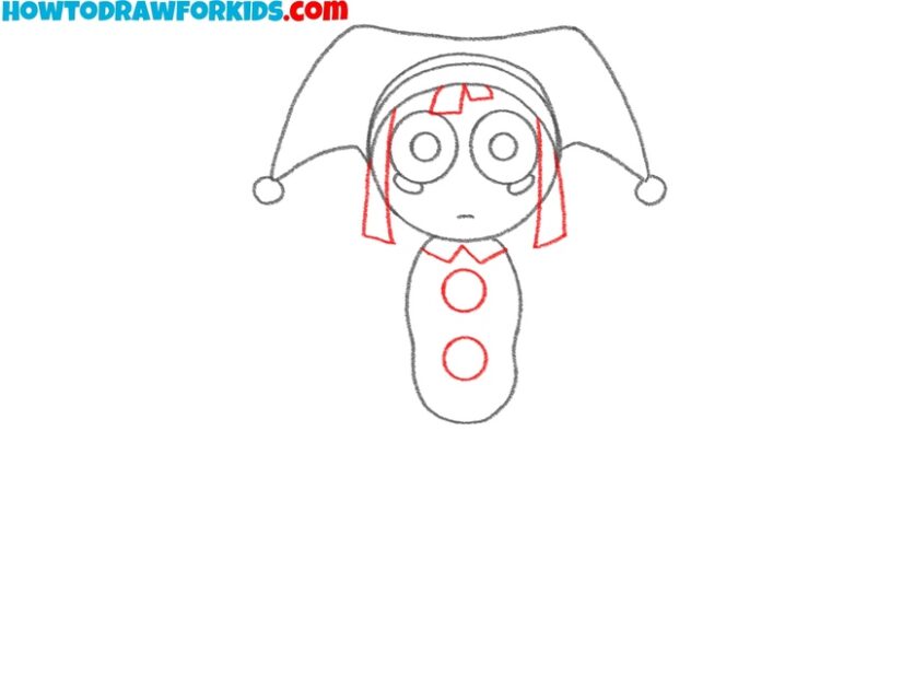How to Draw Pomni - Easy Drawing Tutorial For Kids