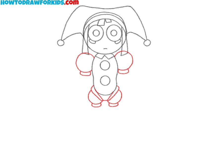 How to Draw Pomni - Easy Drawing Tutorial For Kids