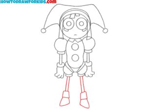 How to Draw Pomni - Easy Drawing Tutorial For Kids