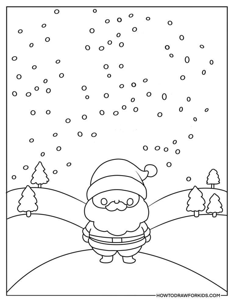 North Pole Coloring Pages - Free Printables