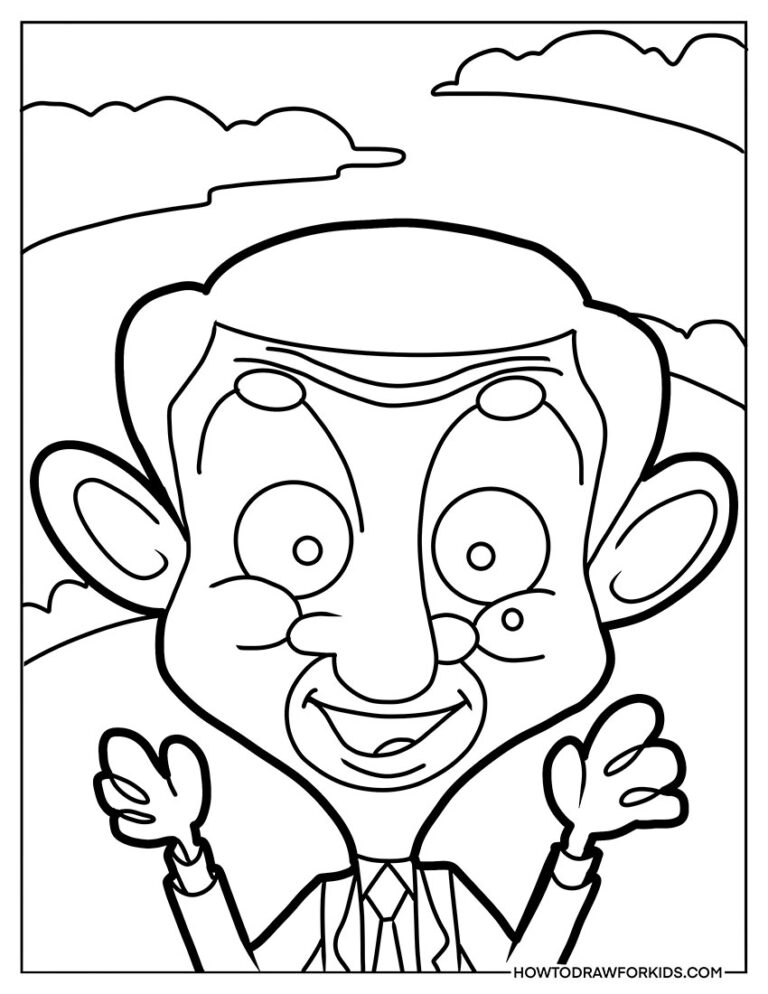 Mr. Bean Coloring Pages - Free Printables