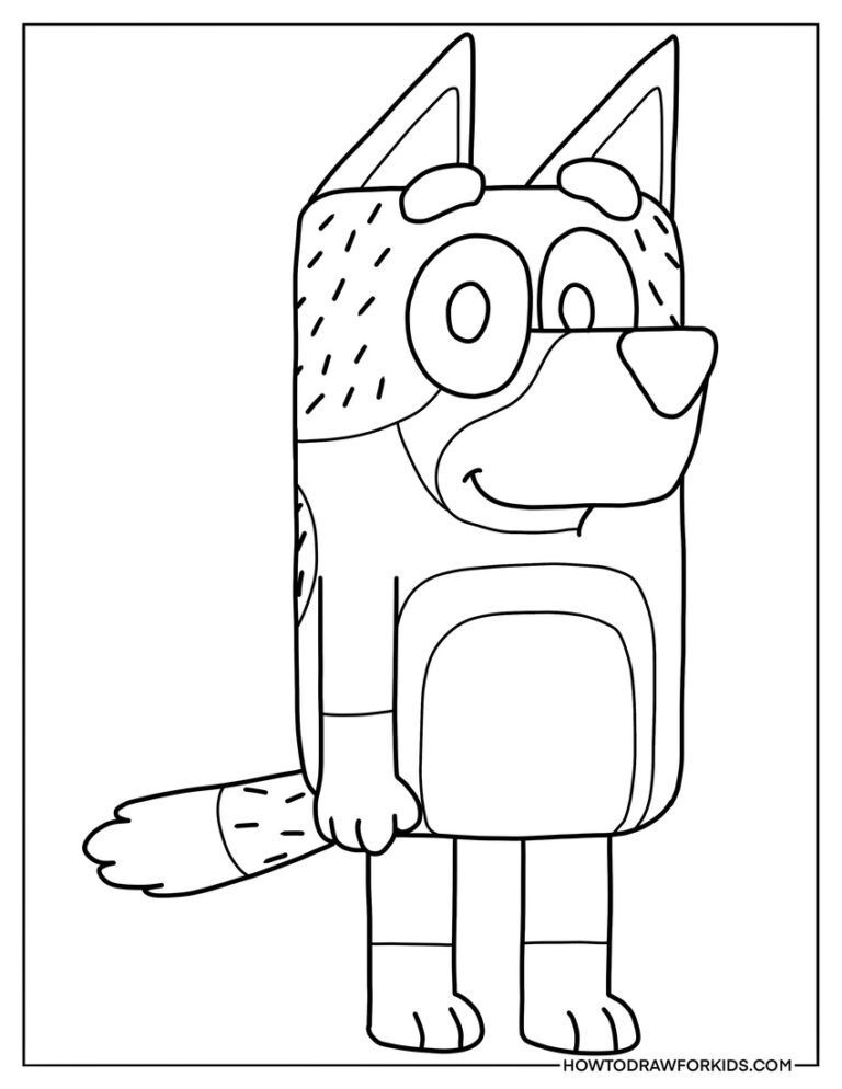 Bluey Coloring Pages - Free Printables