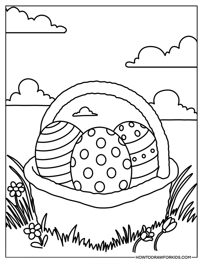 Easter Egg Coloring Pages - Free Printables