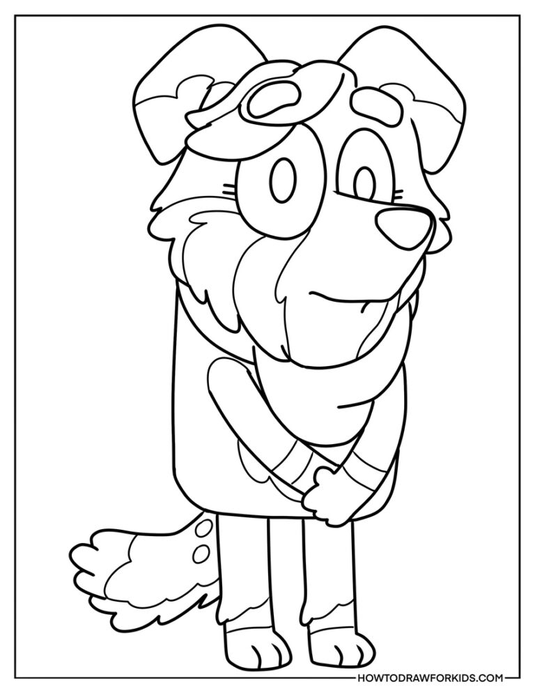 Bluey Coloring Pages - Free Printables
