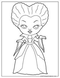 Hocus Pocus Coloring Pages - Free Printables