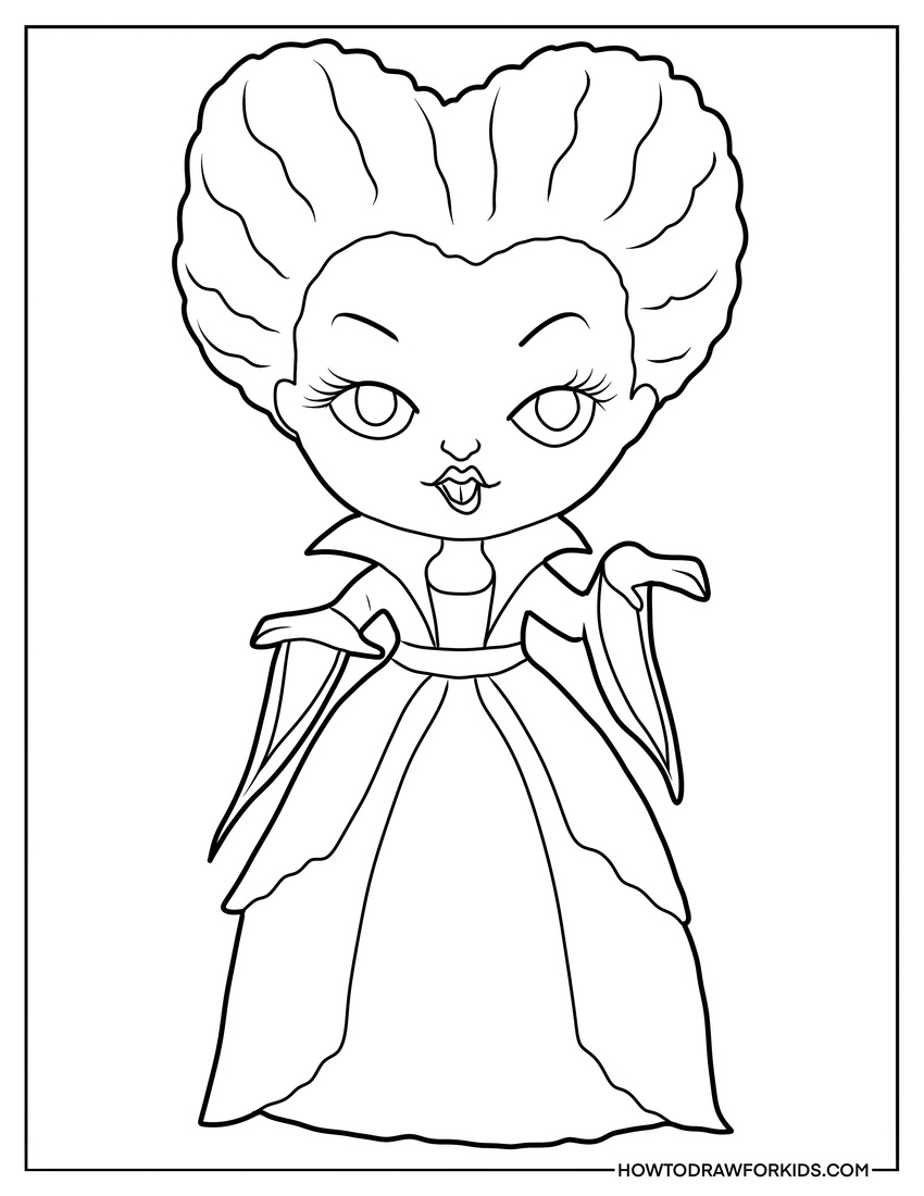 Hocus Pocus Coloring Pages - Free Printables