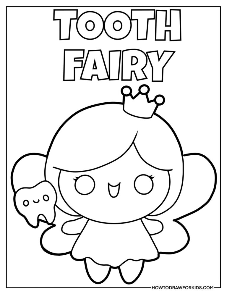 Fairy Coloring Pages - Free Printables