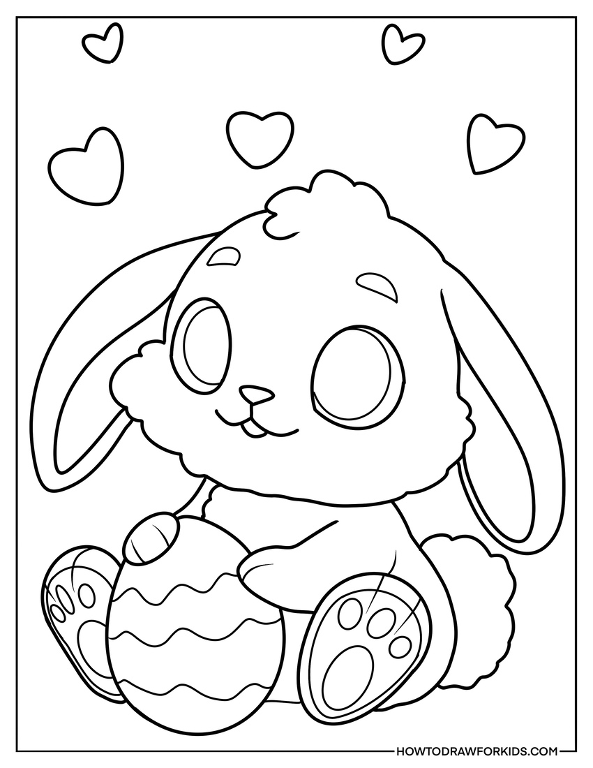 Easter Bunny Coloring Pages - Free Printables