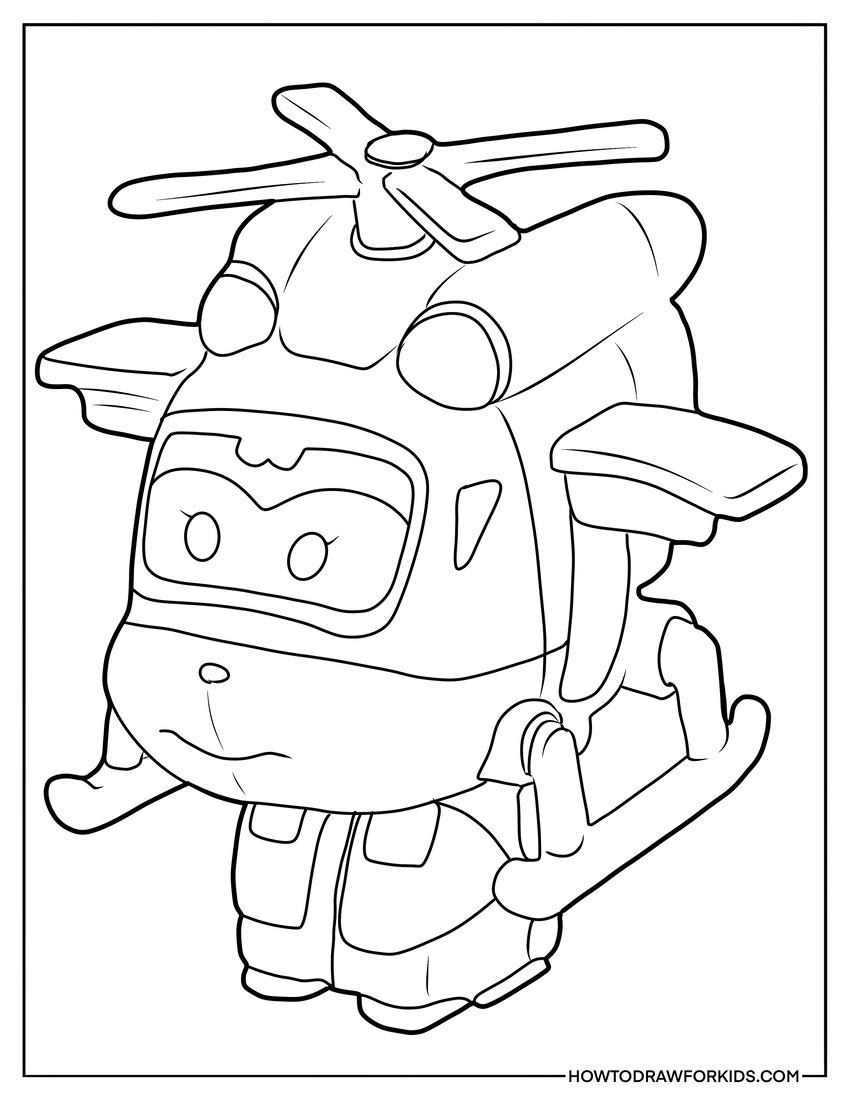 Super Wings Coloring Pages - Free Printables