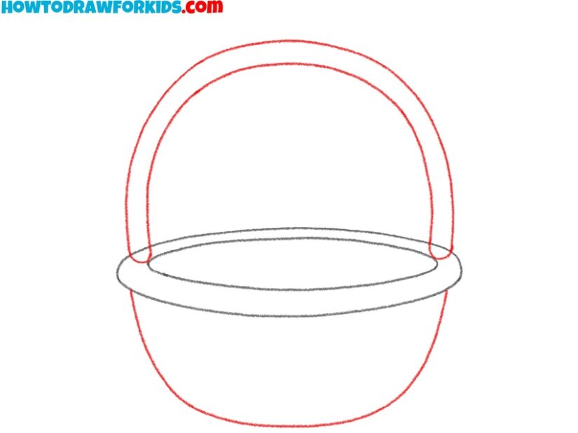 How to Draw an Easter Basket - Easy Drawing Tutorial For Kids