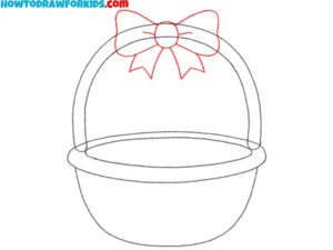 How to Draw an Easter Basket - Easy Drawing Tutorial For Kids