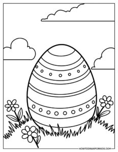 Easter Egg Coloring Pages - Free Printables