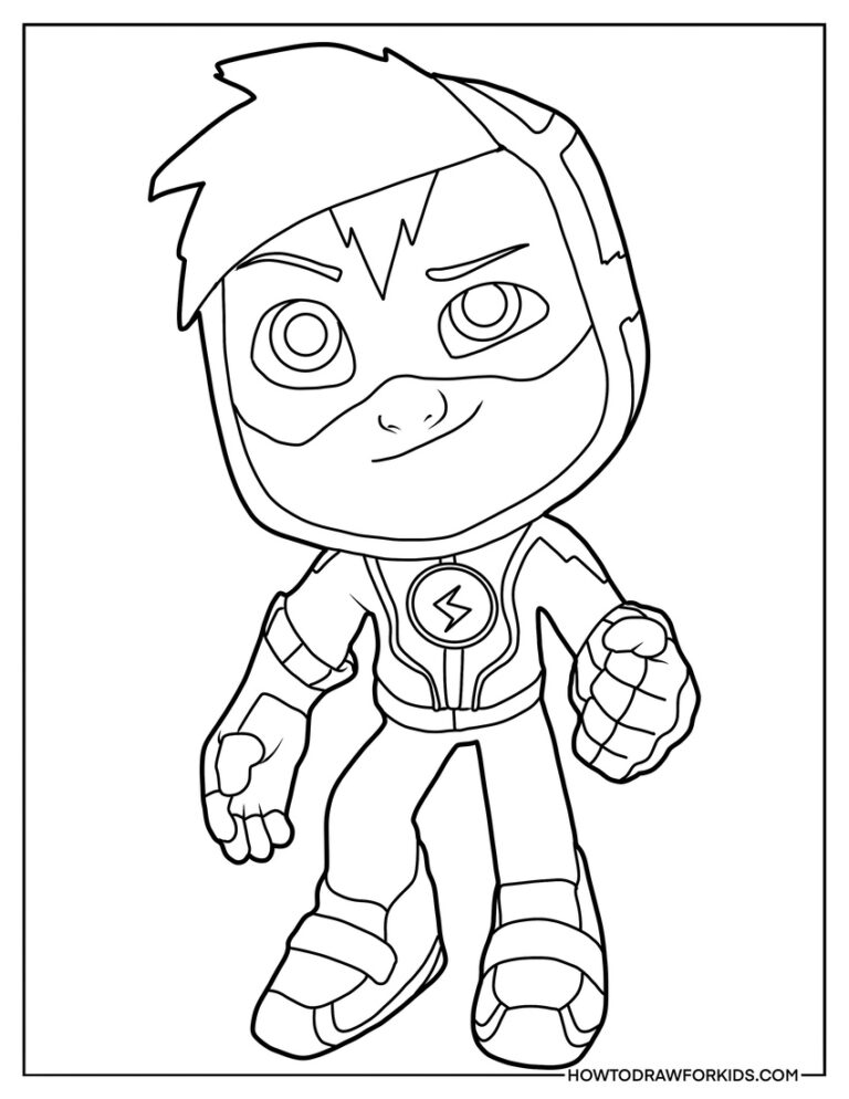 Action Pack Coloring Pages - Free Printables