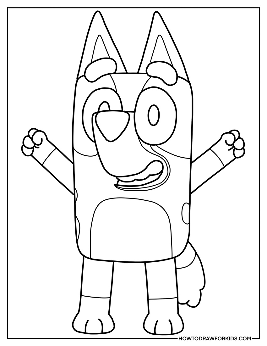 Bluey Coloring Pages - Free Printables