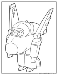 Super Wings Coloring Pages - Free Printables