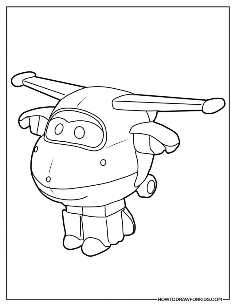 Super Wings Coloring Pages - Free Printables