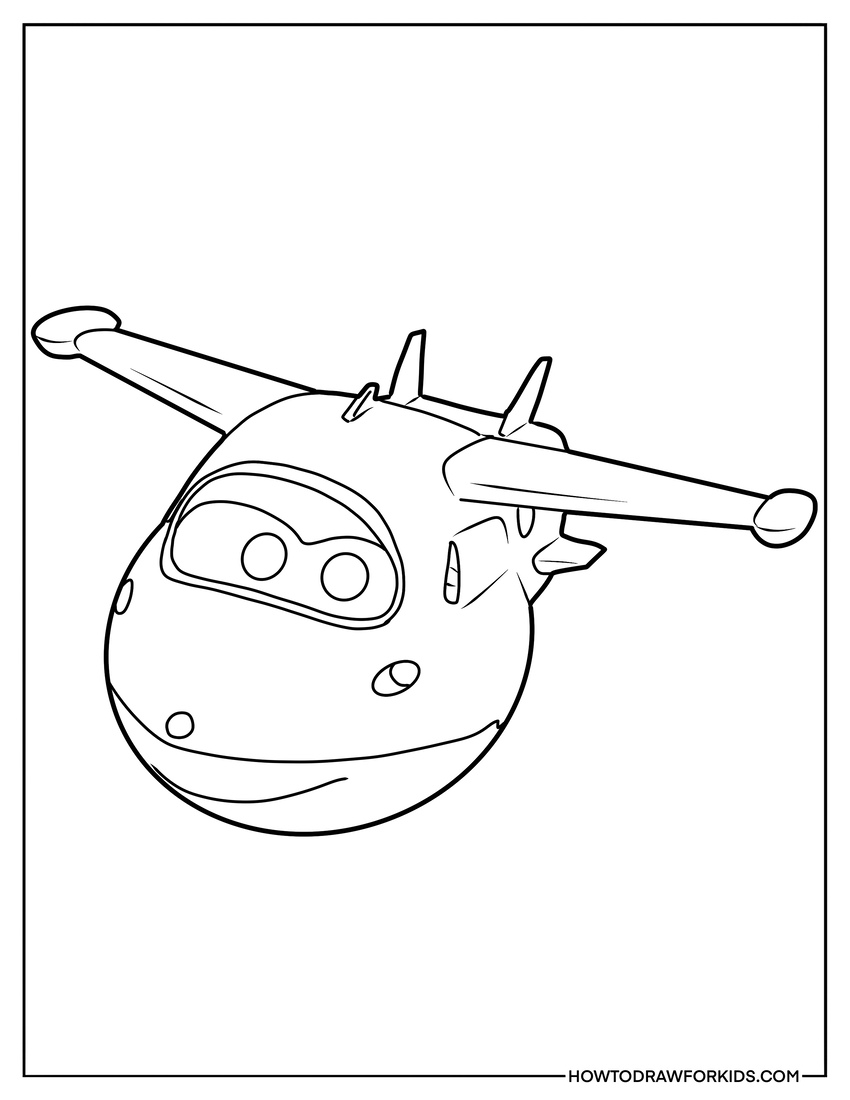 Super Wings Coloring Pages - Free Printables