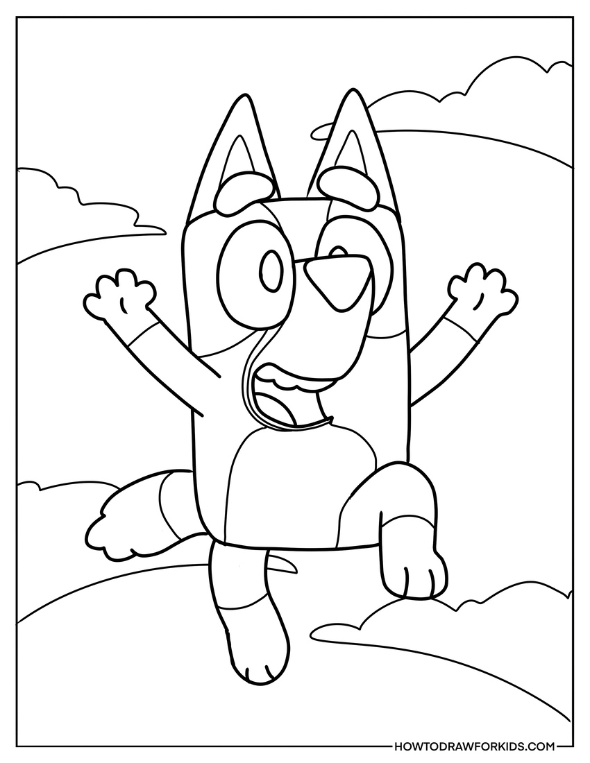 Bluey Coloring Pages - Free Printables