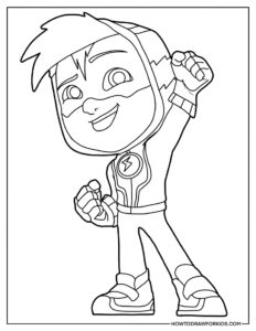 Action Pack Coloring Pages - Free Printables