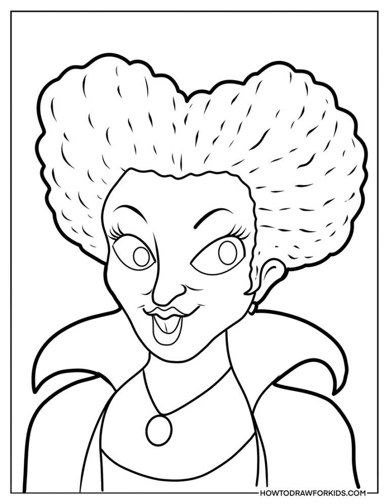 Hocus Pocus Coloring Pages - Free Printables