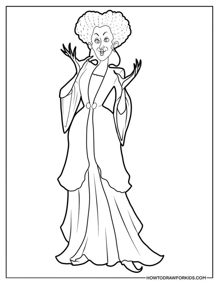 Hocus Pocus Coloring Pages - Free Printables