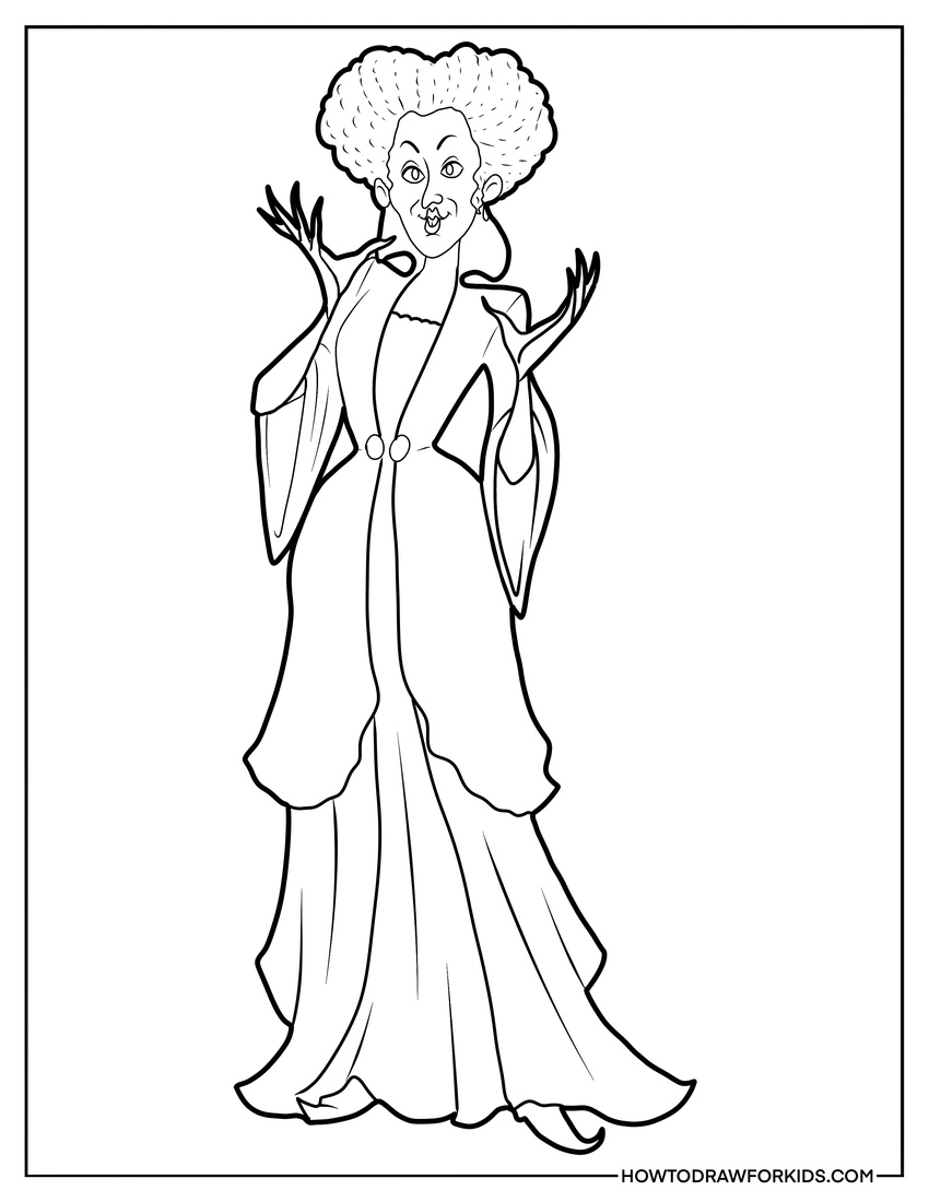 Hocus Pocus Coloring Pages - Free Printables