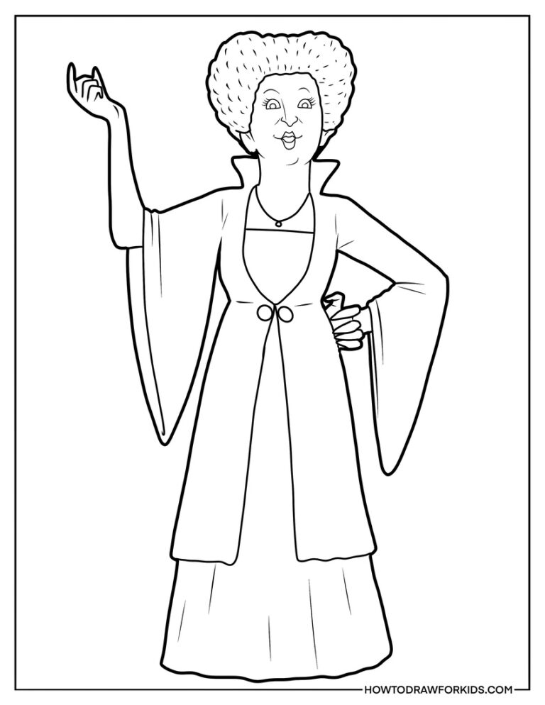 Hocus Pocus Coloring Pages - Free Printables