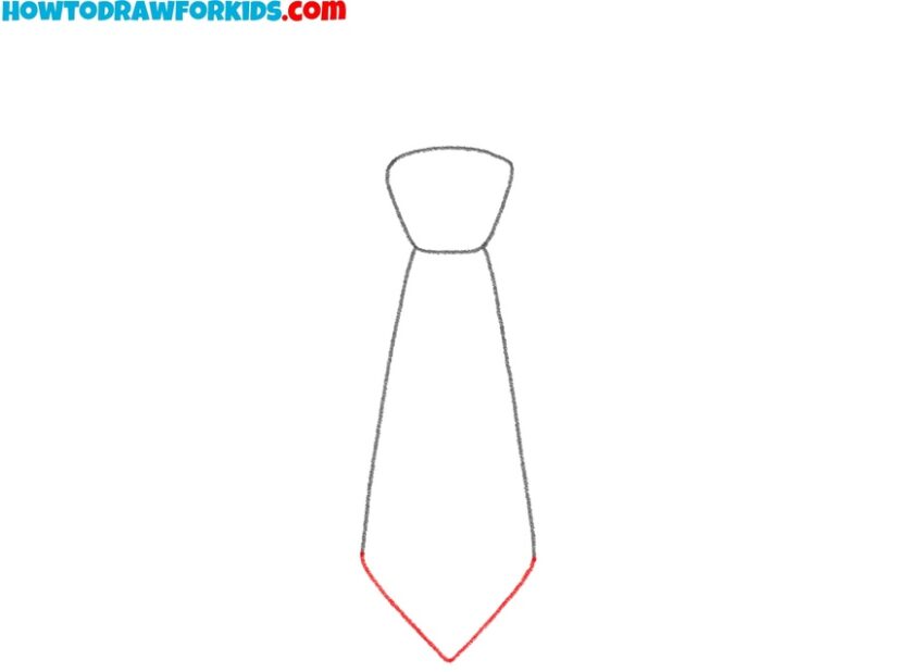 How to Draw a Tie - Easy Drawing Tutorial For Kids