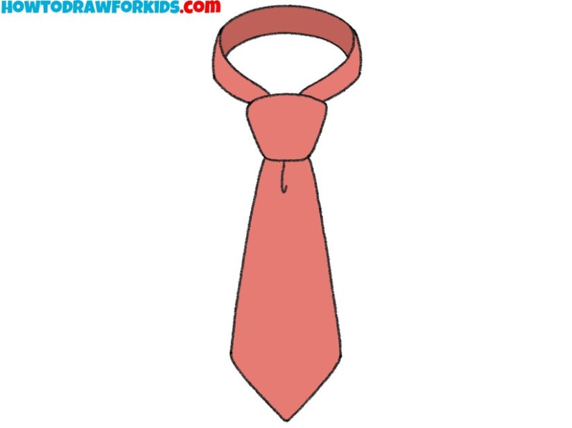 How to Draw a Tie - Easy Drawing Tutorial For Kids