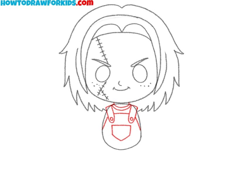 How to Draw Chucky - Easy Drawing Tutorial For Kids