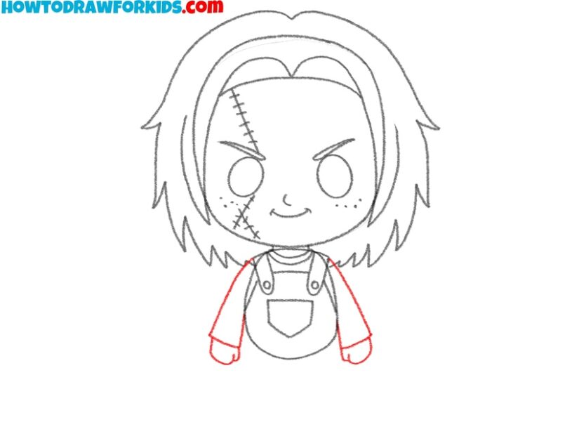 How to Draw Chucky - Easy Drawing Tutorial For Kids