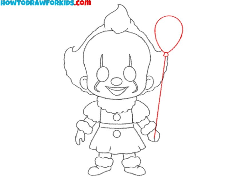 How to Draw Pennywise - Easy Drawing Tutorial For Kids