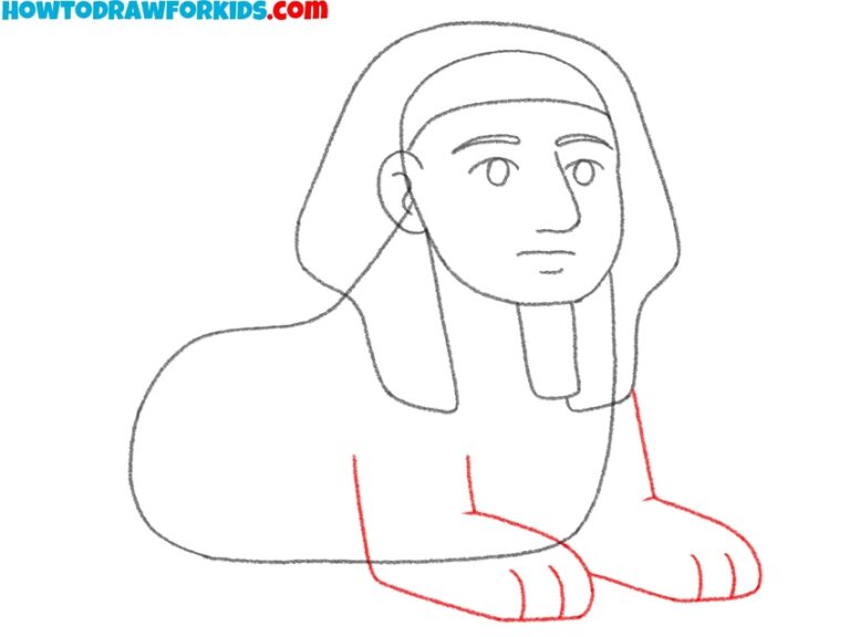How to Draw the Sphinx - Easy Drawing Tutorial For Kids