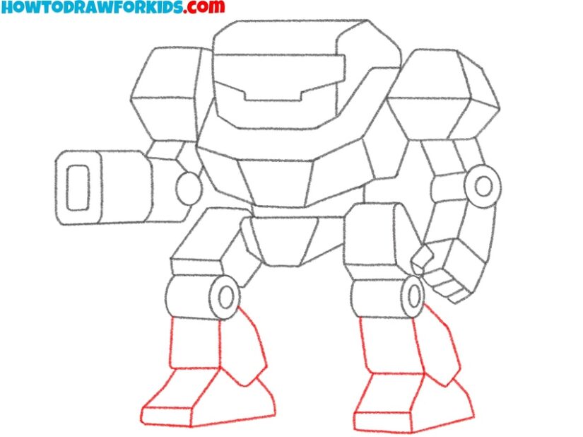 How to Draw a Mech - Easy Drawing Tutorial For Kids