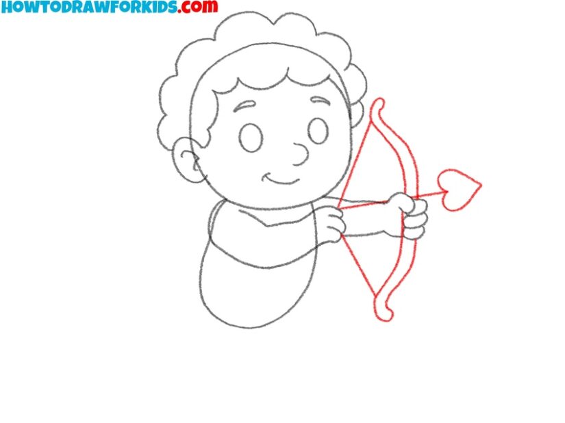 How to Draw Cupid - Easy Drawing Tutorial For Kids
