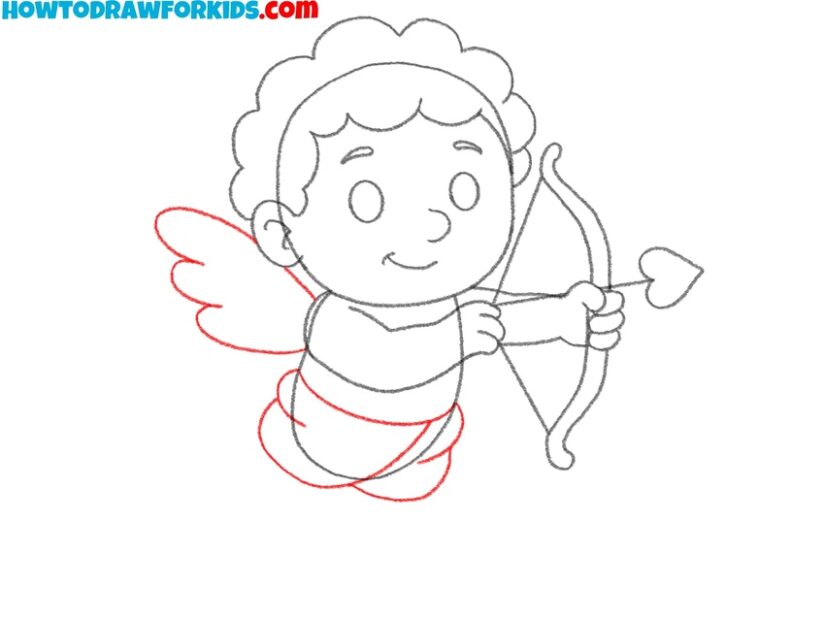 How to Draw Cupid - Easy Drawing Tutorial For Kids