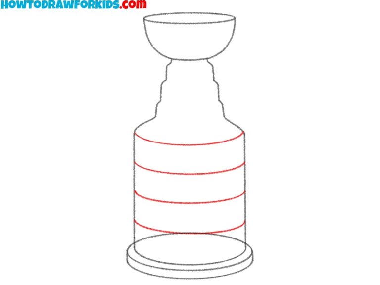 How to Draw the Stanley Cup - Easy Drawing Tutorial For Kids