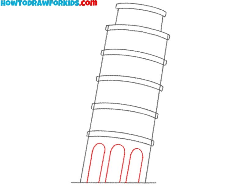 How to Draw the Leaning Tower of Pisa - Easy Drawing Tutorial