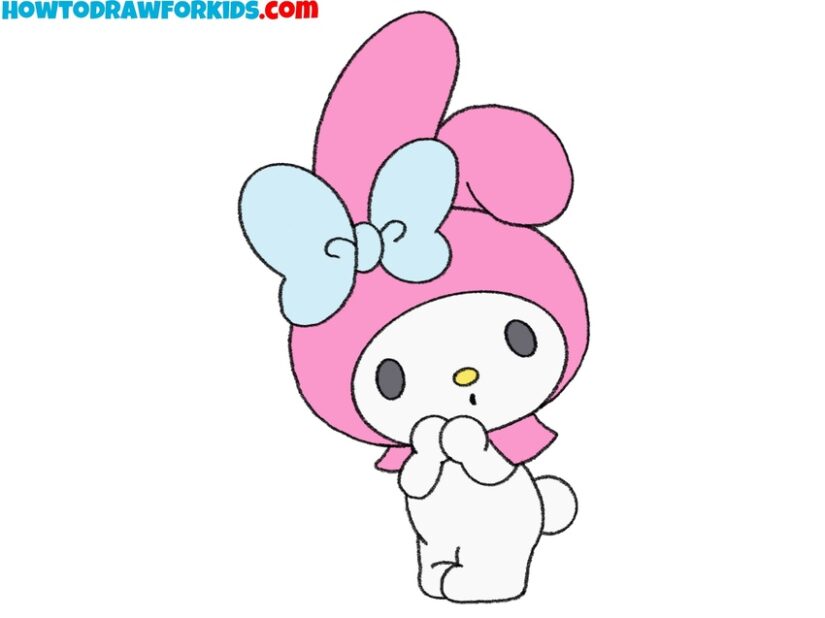 How to Draw My Melody - Easy Drawing Tutorial For Kids