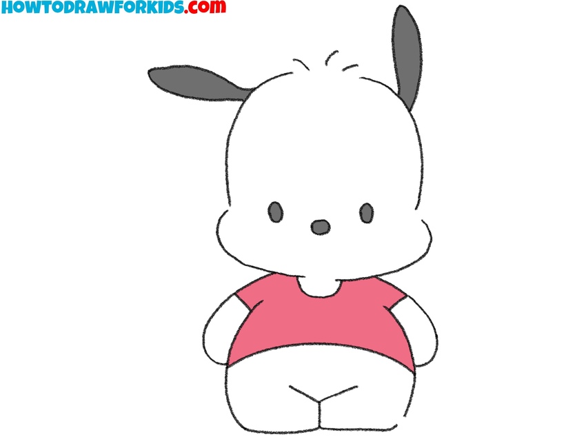 How To Draw Pochacco Easy Drawing Tutorial For Kids How To Draw Pochacco Easy Drawing Tutorial For Kids