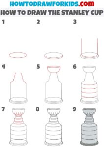How to Draw the Stanley Cup - Easy Drawing Tutorial For Kids