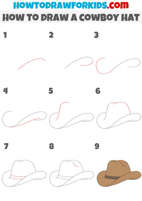 Headwear Drawing Ideas - Easy Drawing Tutorial For Kids