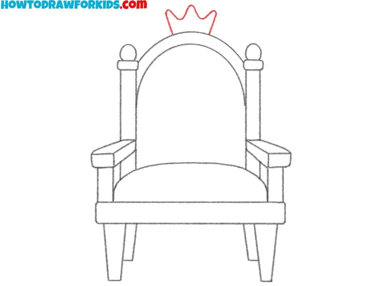 How to Draw a Throne - Easy Drawing Tutorial For Kids