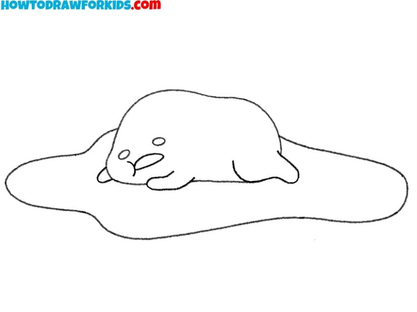 How to Draw Gudetama - Easy Drawing Tutorial For Kids