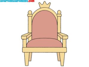 How to Draw a Throne - Easy Drawing Tutorial For Kids